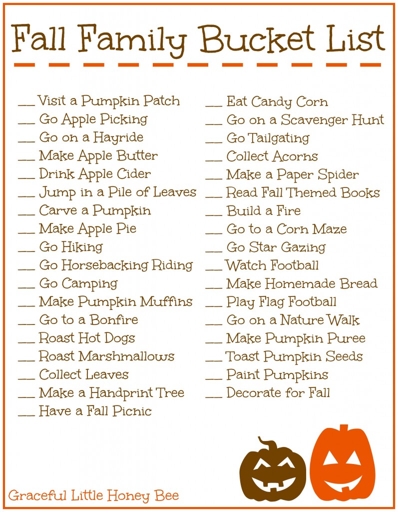 35 Fun Fall Activities for Kids + FREE PRINTABLE - Graceful Little ...