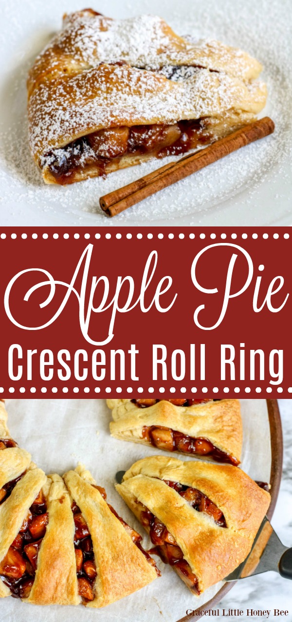 Apple Pie Crescent Ring - Graceful Little Honey Bee