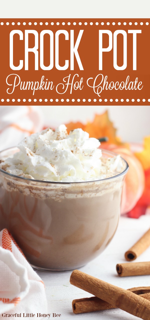 Slow Cooker Pumpkin Hot Chocolate Graceful Little Honey Bee