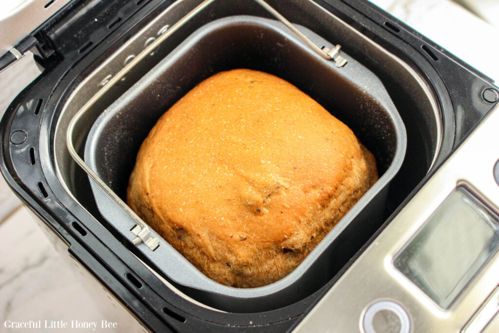 Bread Machine Cinnamon Raisin Bread - Graceful Little Honey Bee