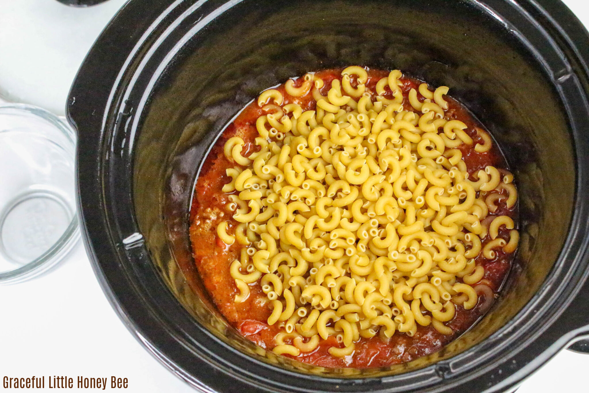 Slow Cooker Taco Pasta - Graceful Little Honey Bee