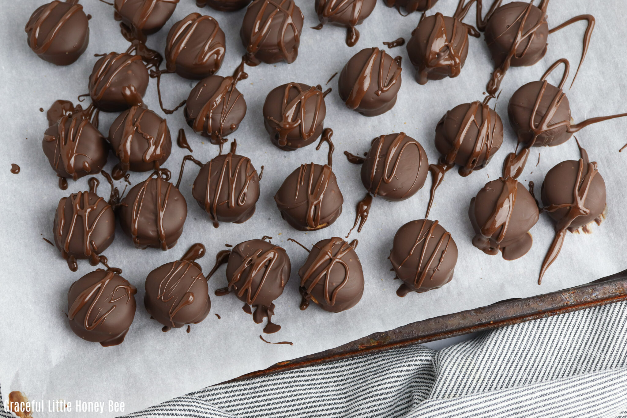 3-Ingredient Twix Cookies - Graceful Little Honey Bee